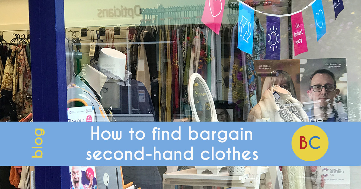 How to find bargain second-hand clothes - Be Clever With Your Cash