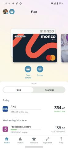 Monzo Flex review - Be Clever With Your Cash